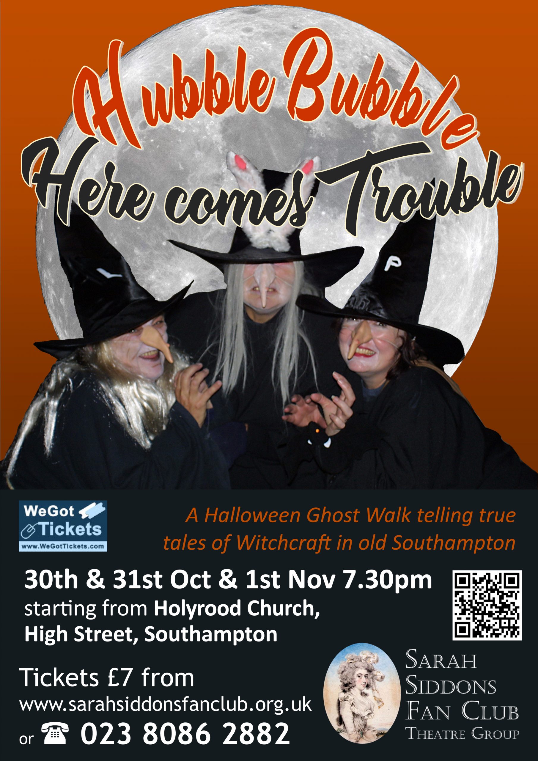 Hubble Bubble – Here comes trouble – Halloween Ghost Walk